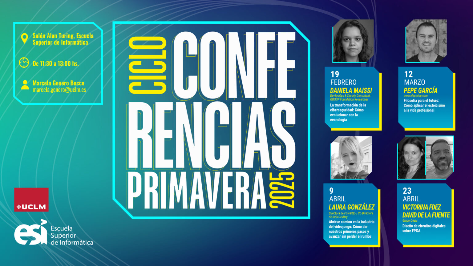 Ciclo di lezioni – Primavera 2025 – Facoltà di informatica UCLM